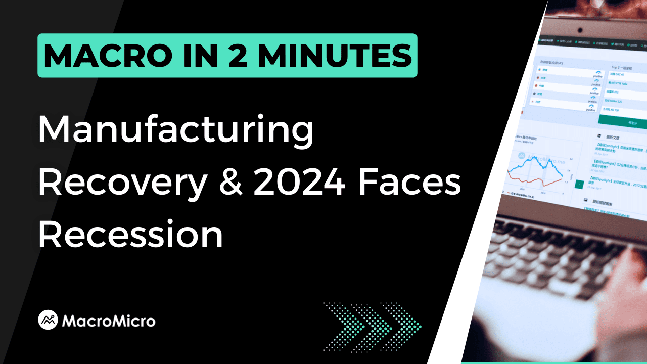 【Macro in 2 Minutes】Manufacturing Recovery & 2024 Faces Recession ...